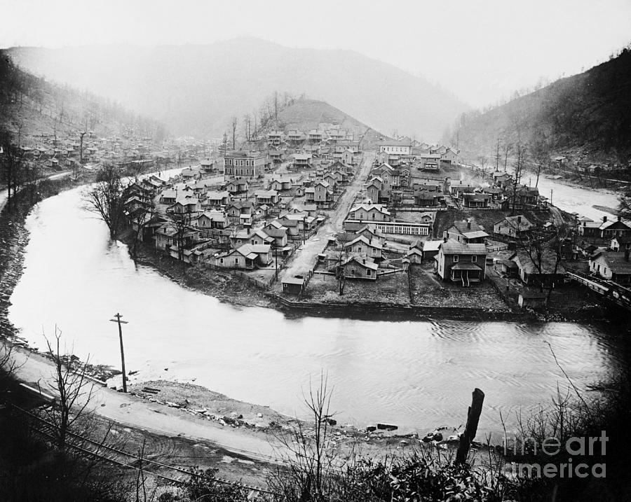 Aerial View Of Twin Branch by Bettmann