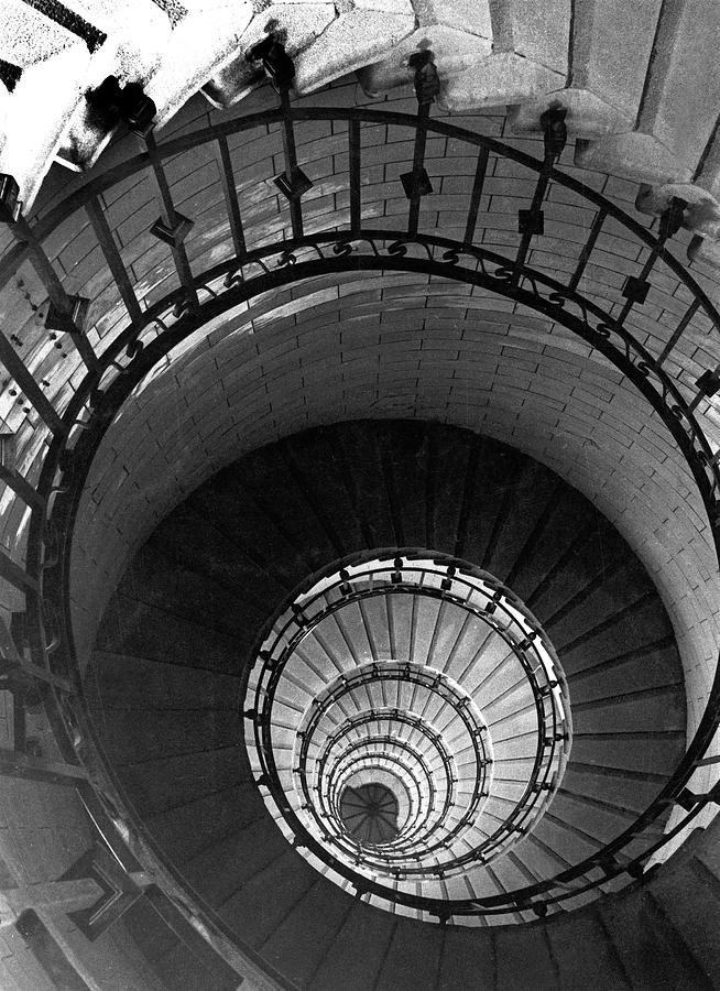 Ar-men Lighthouse In Brittany In 1959 by Keystone-france