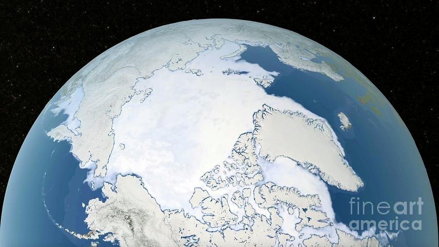 Arctic Sea Ice Maximum by Nasa'S Goddard Space Flight Center / Science ...
