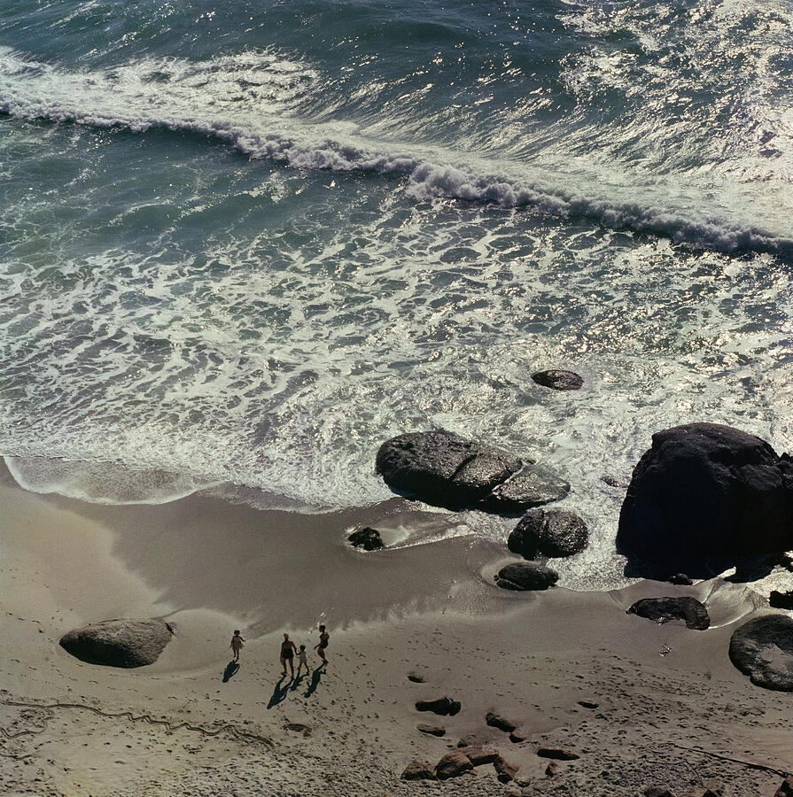 Beach Walk, South Africa by Slim Aarons