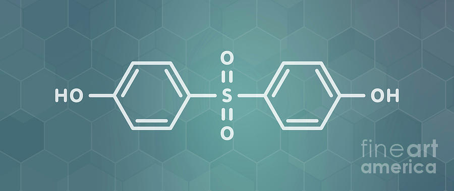 Bisphenol S Plasticizer Molecule by Molekuul / Science Photo Library