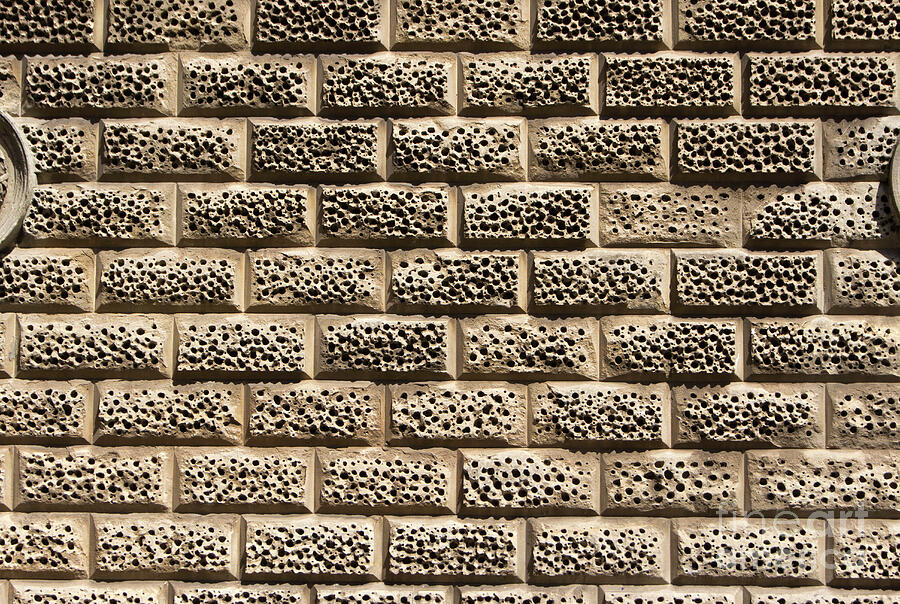 Blockwork Design In Bath Stone by Mark Williamson / Science Photo Library