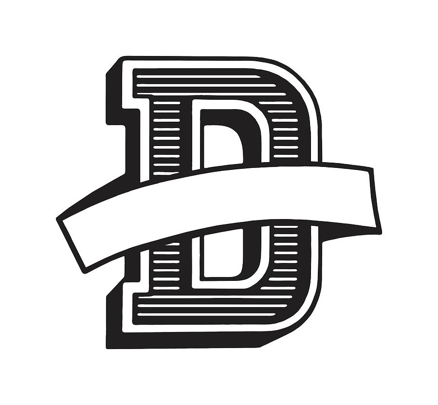 Capital letter d by CSA Images