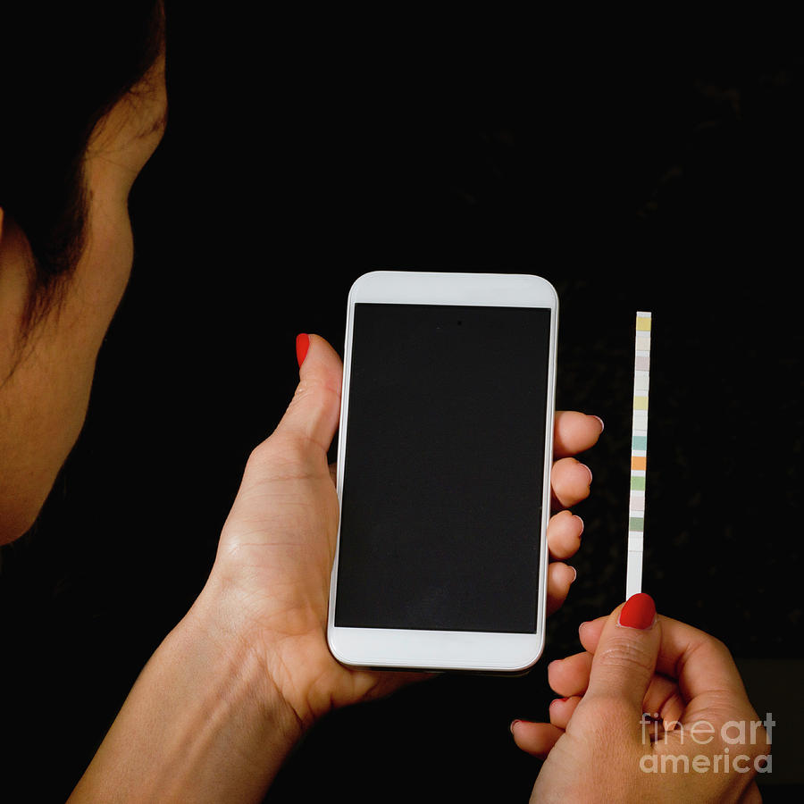 Checking Test Strips From Urine Sample by Microgen Images / Science ...