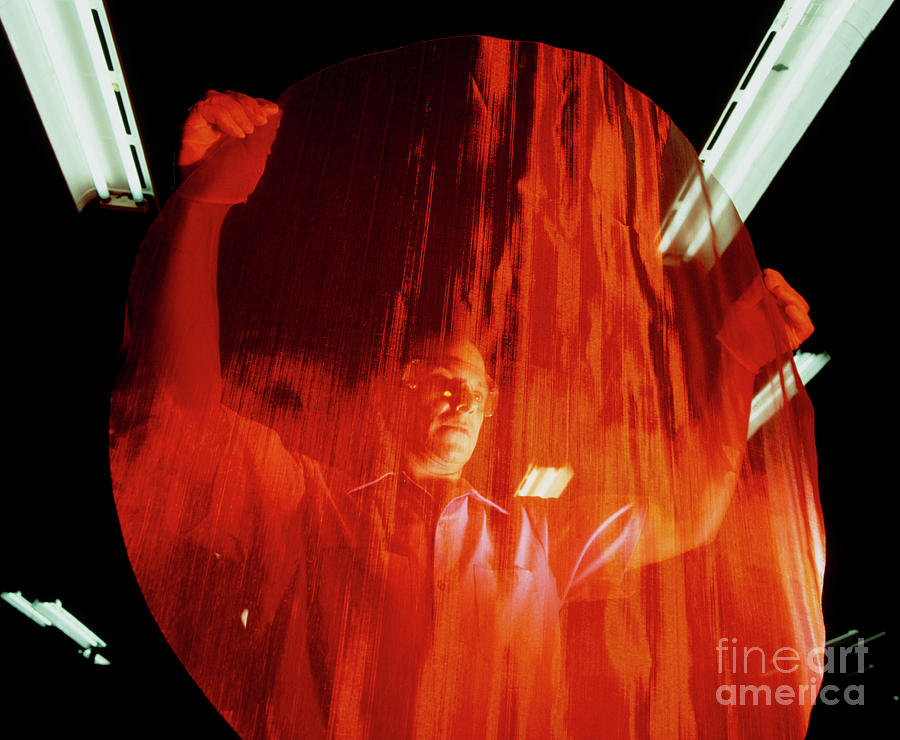 Circular Platinum Gauze Used As A Catalyst by "Malcolm Fielding ...