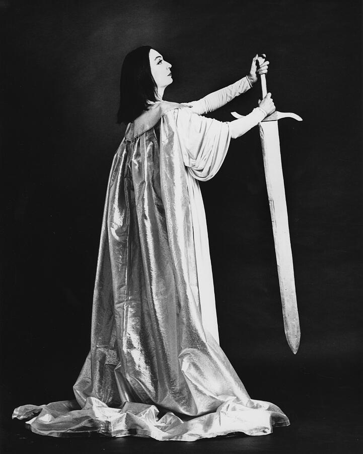 Flower Hujer As Saint Joan by Jack Mitchell