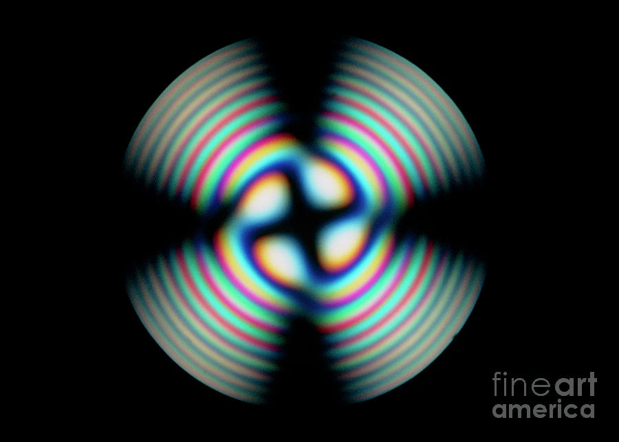Light Interference Figure Pattern by Jan Hinsch / Science Photo Library