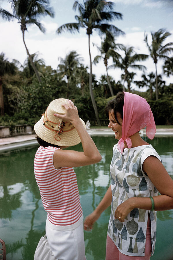 Lilly Pulitzer And Florence Flo by Slim Aarons