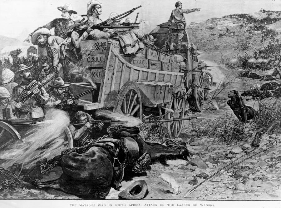 Matabele War by Hulton Archive