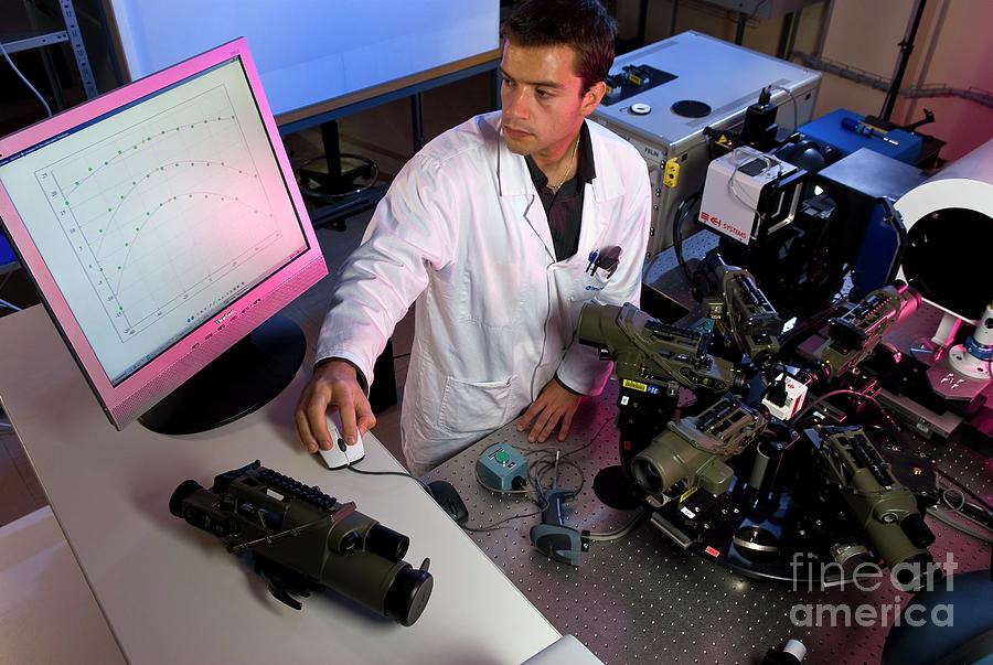Military Infrared Goggles by Philippe Psaila / Science Photo Library