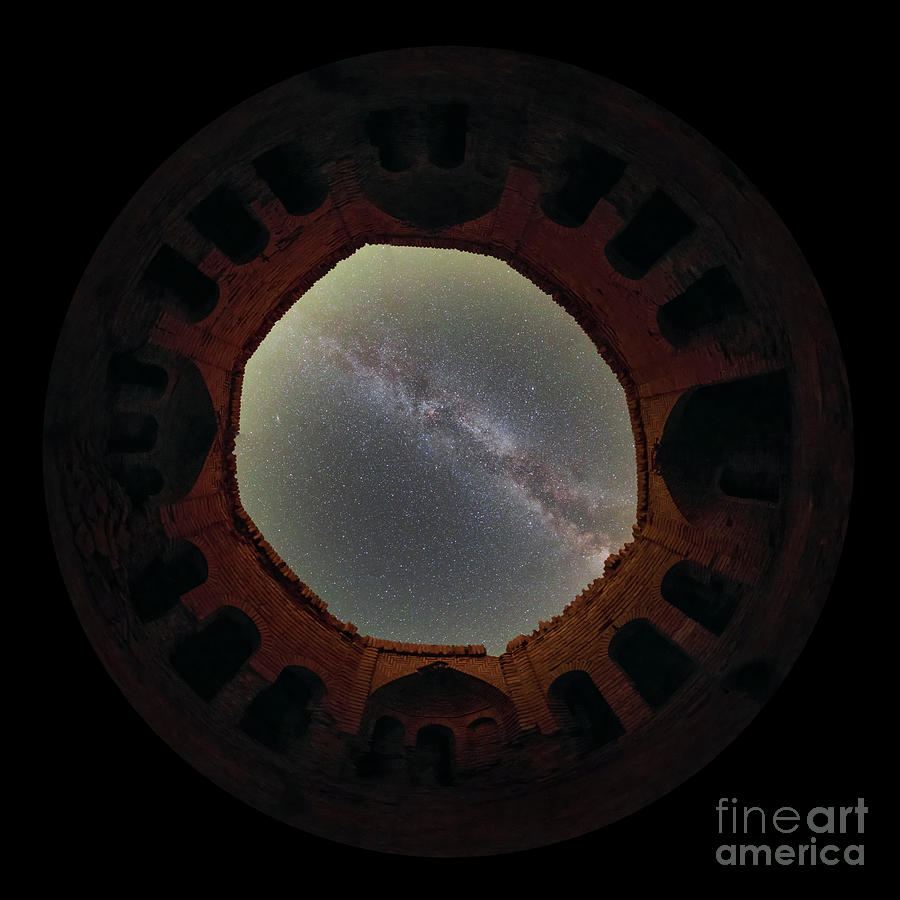 Milky Way Over A Caravanserai by Amirreza Kamkar / Science Photo Library