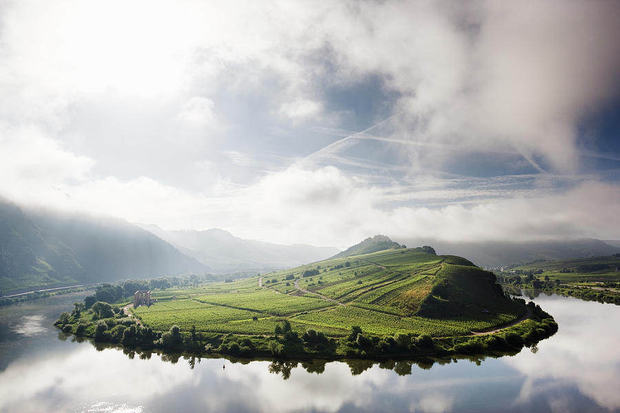 Moselle River Near Bremm by Jorg Greuel