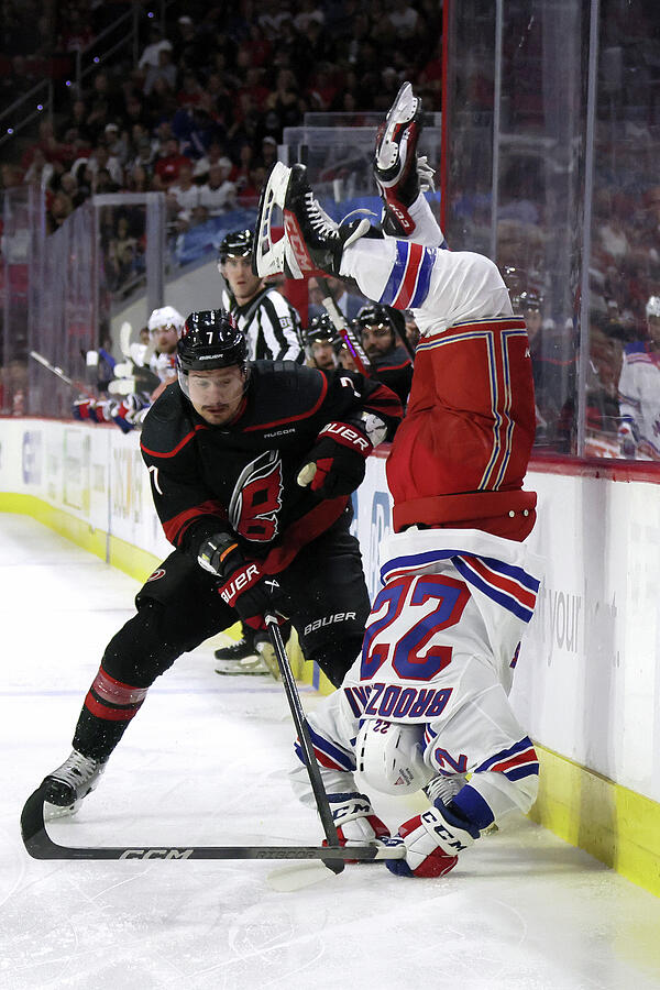 New York Rangers V Carolina Hurricanes by Bruce Bennett