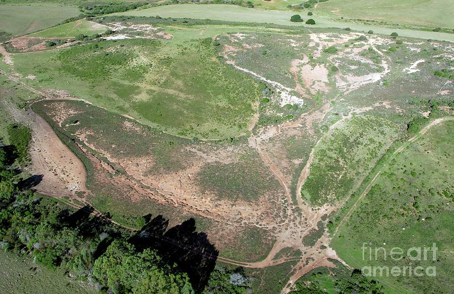 Overgrazed Hillside by Peter Chadwick / Science Photo Library