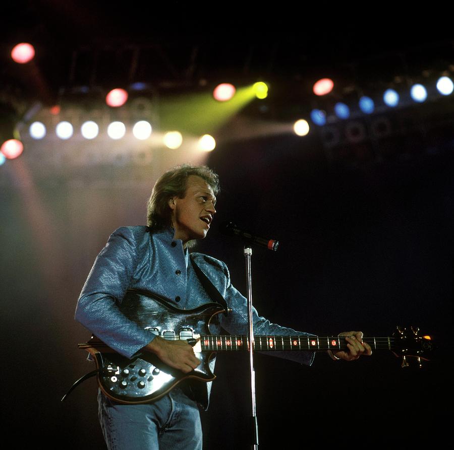 Photo Of Mark King And Level 42 by David Redfern