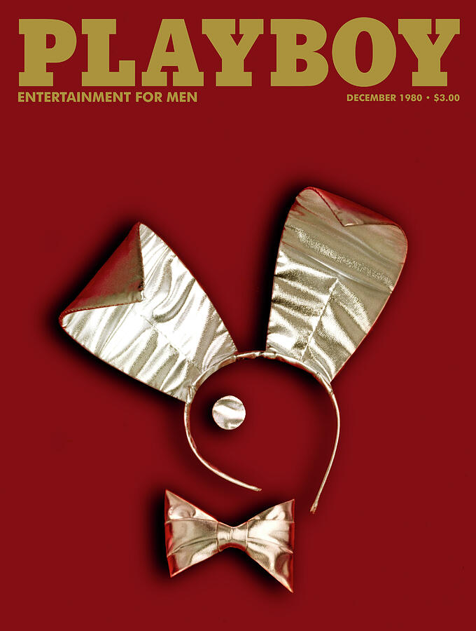Playboy Magazine Cover, December 1980 Photograph by Playboy - Metal Posters