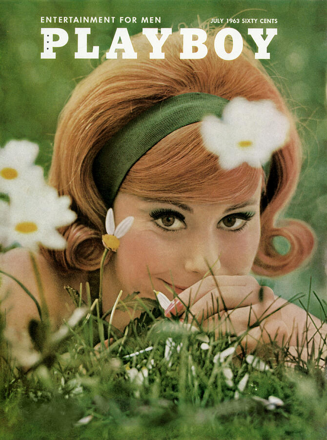 Playboy Magazine Cover, July 1963 Featuring Judy Newton Photograph by ...