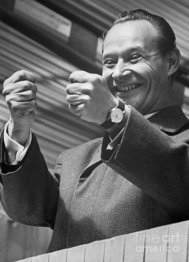 Prime Minister Dubcek Of Czechoslovakia by Bettmann
