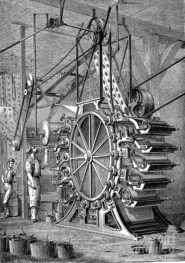 Printing Press by Collection Abecasis / Science Photo Library