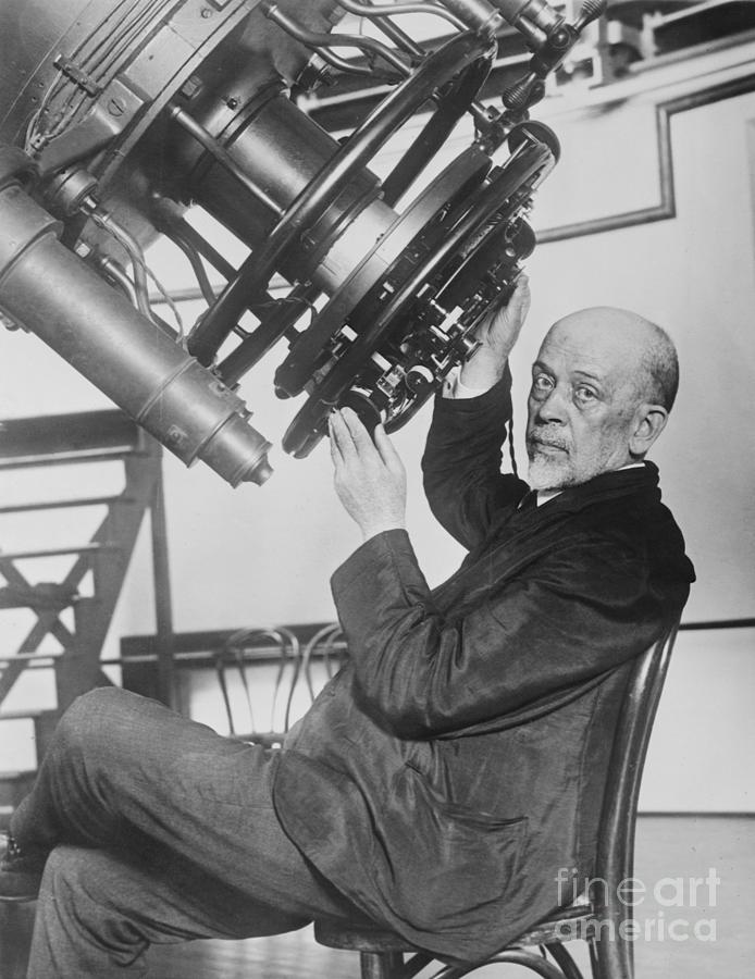 Professor Asaph Hall, Jr. Using by Bettmann