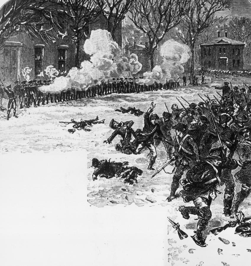 Shays Rebellion by Hulton Archive