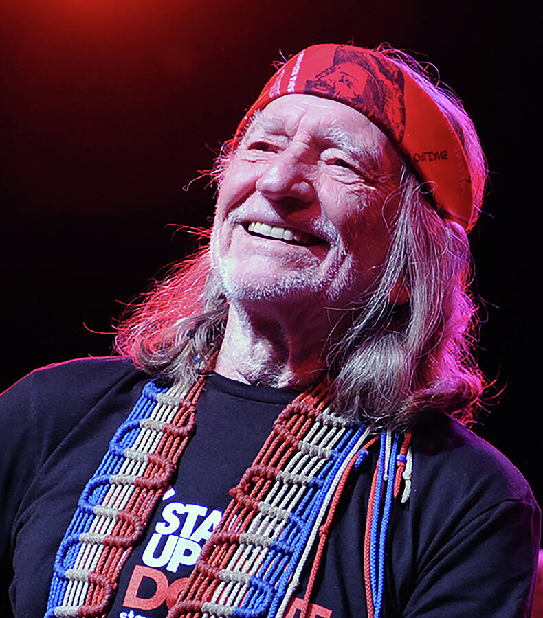Singer Willie Nelson In Concert by Bob Riha Jr
