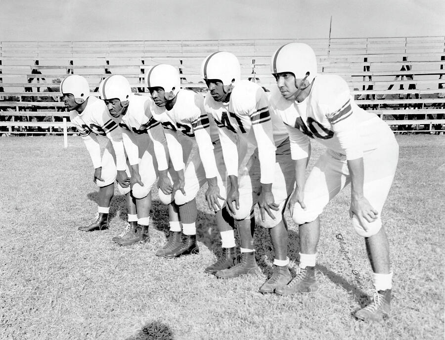 South Carolina State Football Players by Claflin University