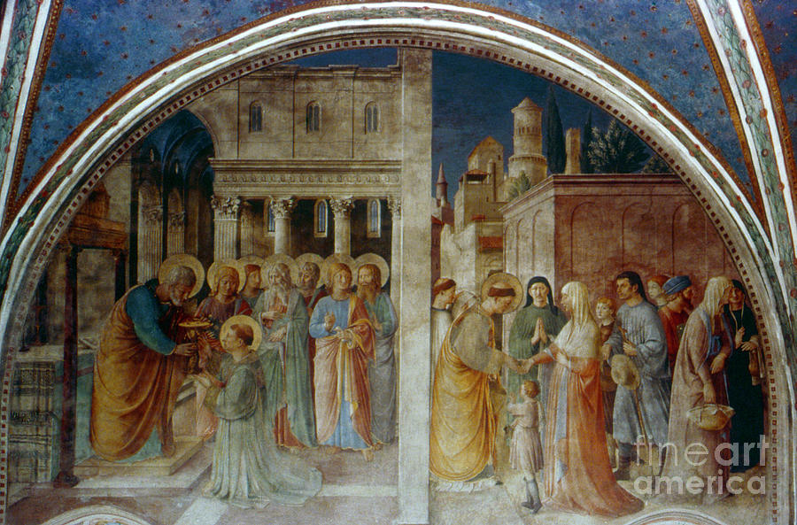 St Peter Ordaining St Stephen Deacon by Print Collector