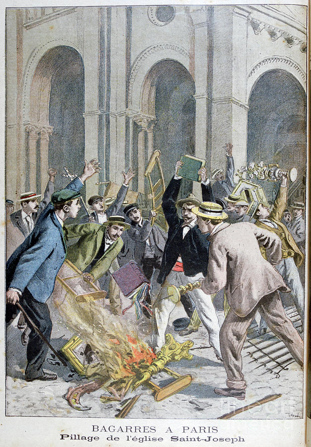 The Pillage Of Saint Joseph, Paris by Print Collector