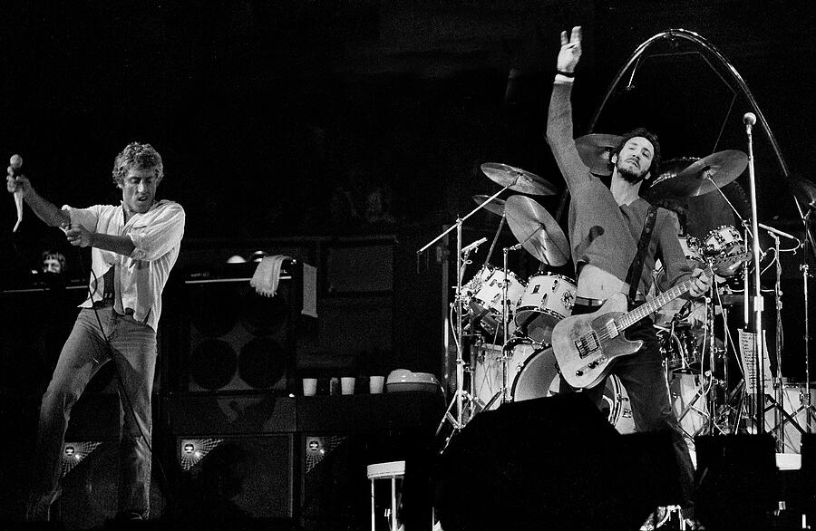The Who Onstage At The International by Paul Natkin