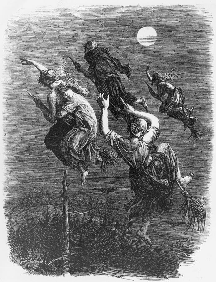 Witches Coven by Hulton Archive