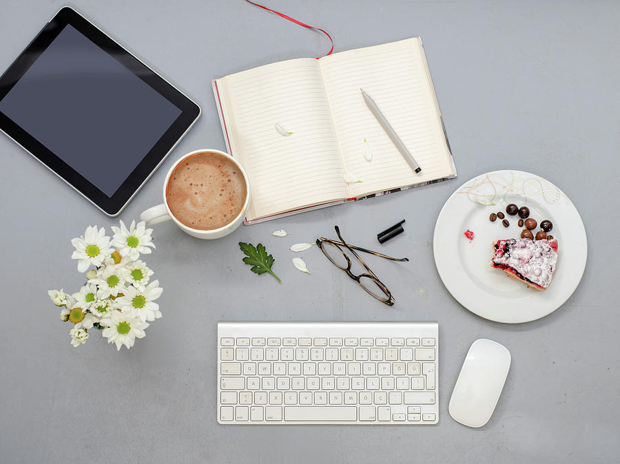 Working Desk With Objects by Ozgur Donmaz