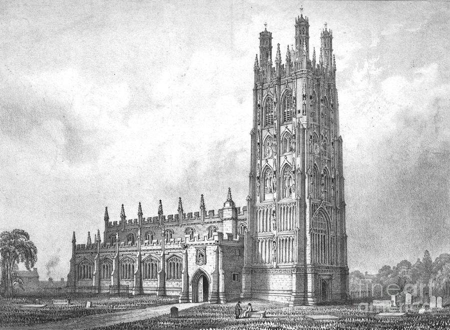 Wrexham Church by Print Collector