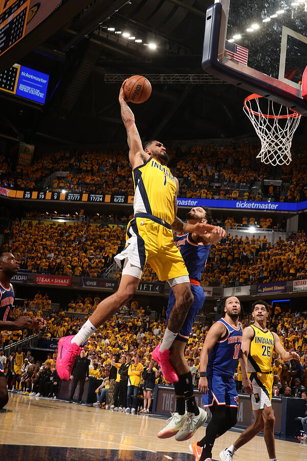 2025 NBA Eastern Conference Finals - New York Knicks v Indiana Pacers ...