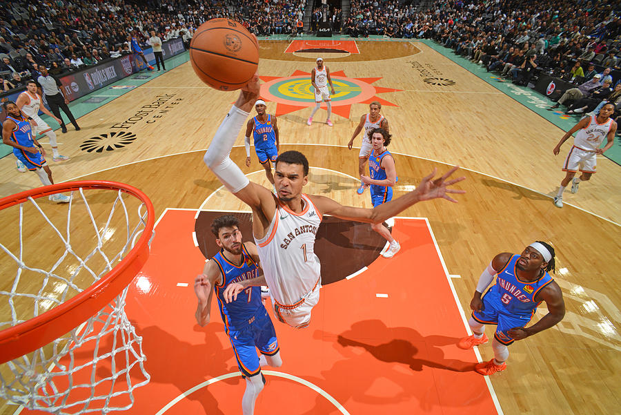 Oklahoma City Thunder v San Antonio Spurs #2 by Jesse D. Garrabrant