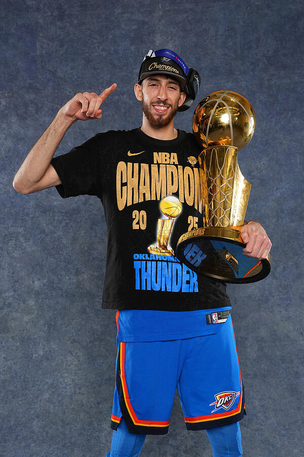 2025 NBA Finals - Oklahoma City Thunder Championship Portraits #3 by ...