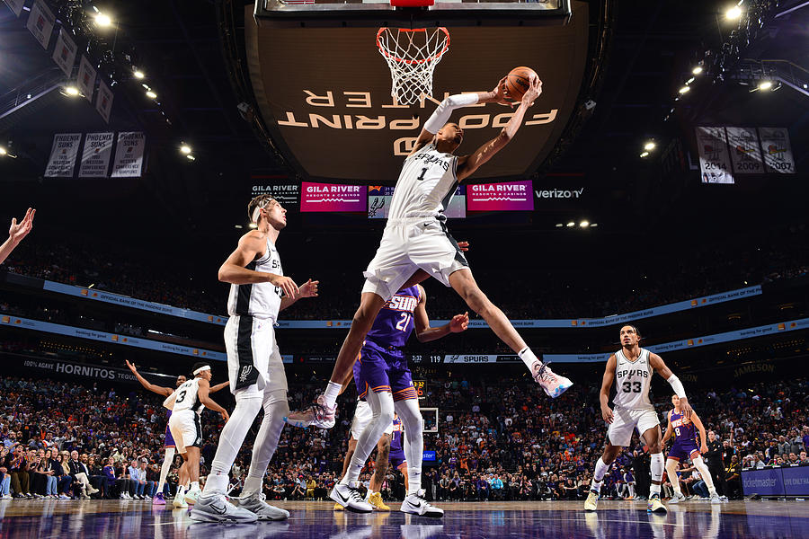 San Antonio Spurs v Phoenix Suns #4 by Barry Gossage