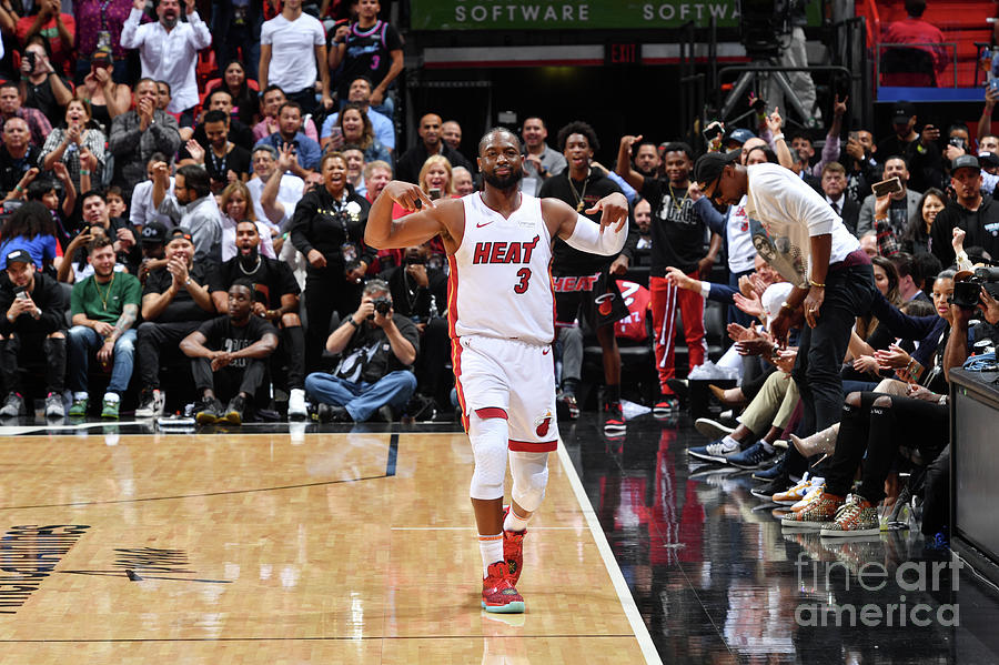 Dwyane Wade #8 by Jesse D. Garrabrant