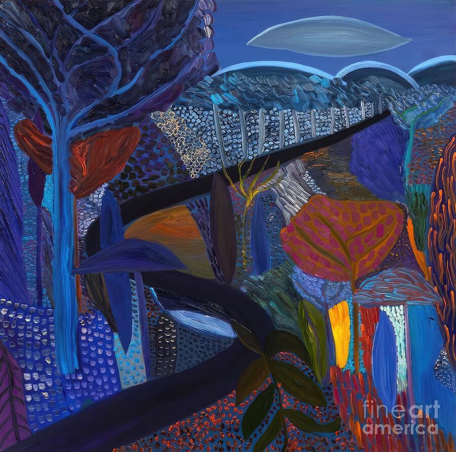 Matthew Wong #85 Painting by Matthew Wong - Metal Posters