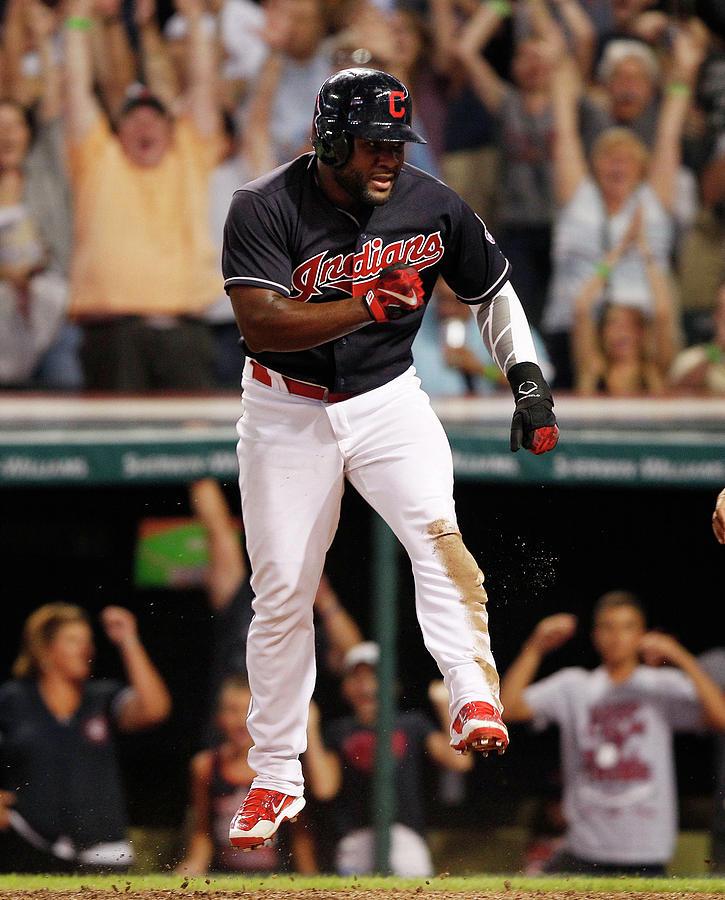Abraham Almonte and Tyler Naquin by David Maxwell