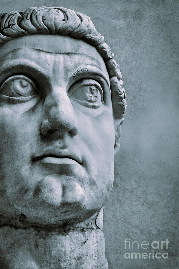 Colossus Ancient Statue of Roman Emperor Constantine by Stefano Senise