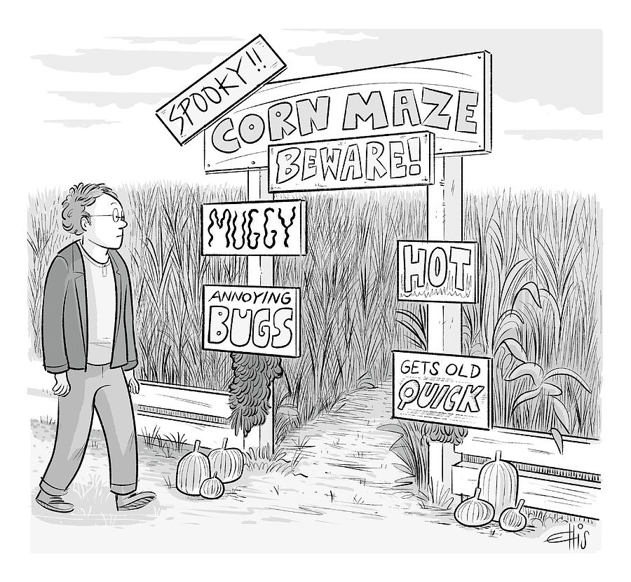 Corn Maze Beware by Ellis Rosen
