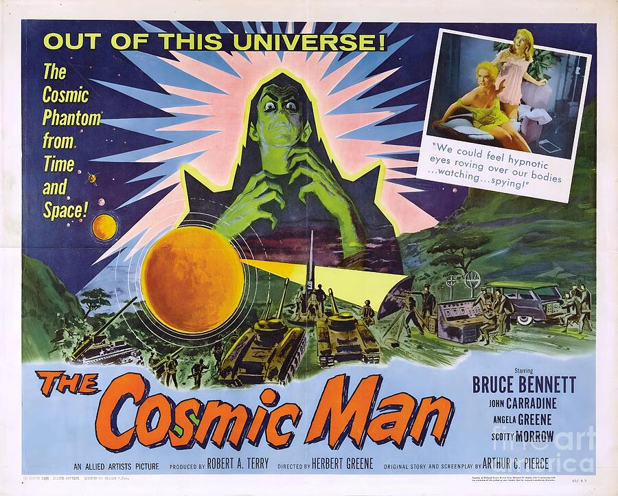 Cosmic Man 02 Digital Art by Gabriel Atelier - Metal Posters