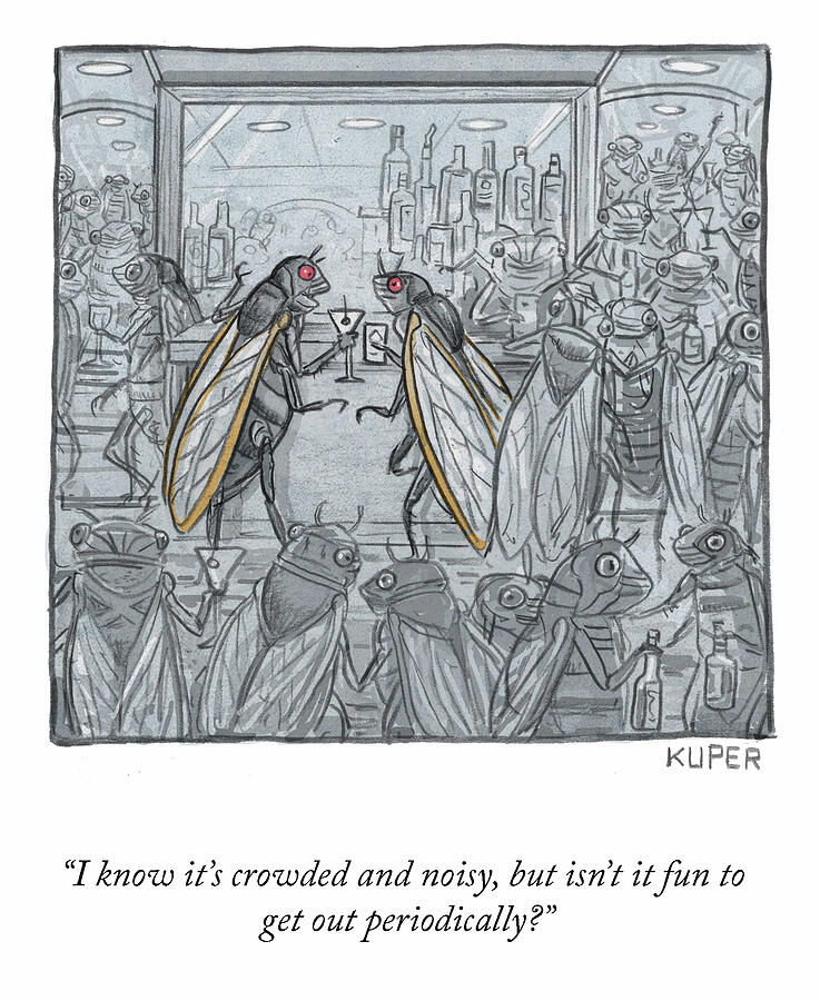 Crowded and Noisy by Peter Kuper