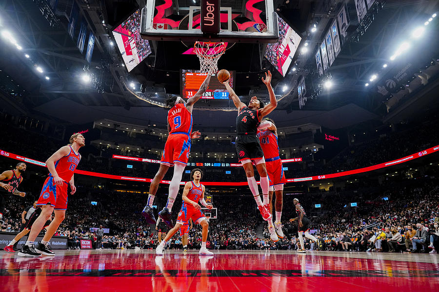 Detroit Pistons v Toronto Raptors by Mark Blinch