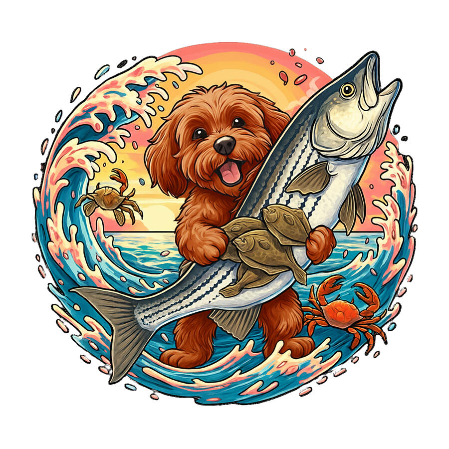 Doodle and the Catch of the Week by Becca S
