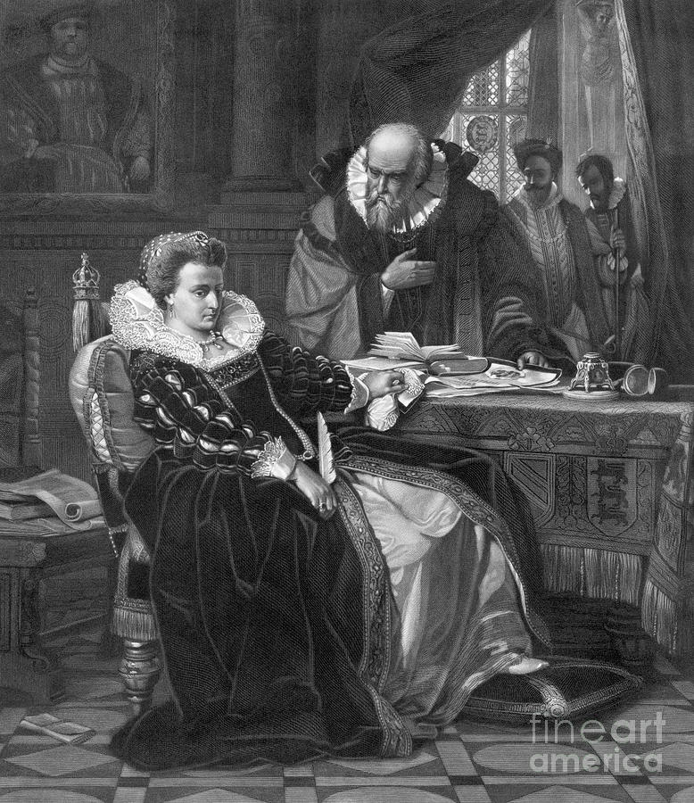 Elizabeth I Consenting To The Execution Of Mary Stuart by Granger