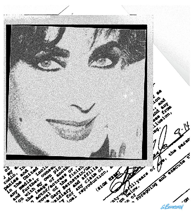 Elizabeth Taylor KRUPP and Model Release BW . Culver City, CA 1987 by ...