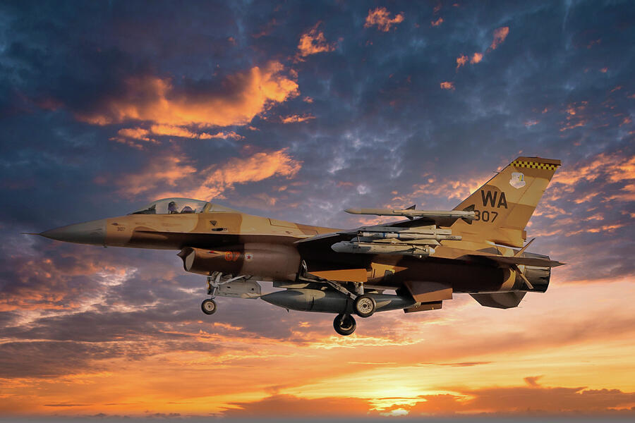 F-16 Fire by Michael Moore