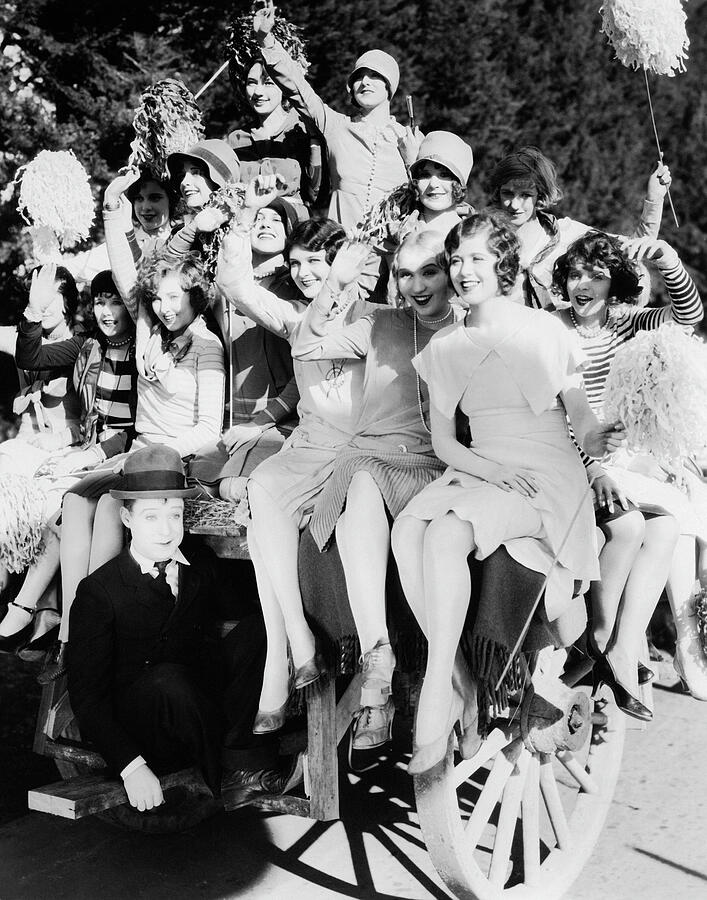 Harry Langdon Hollywood Flapper Girls The Chaser 1928 Candid Vintage ...